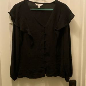 Nine West | Tops | Nwtblack Blouse | Poshmark